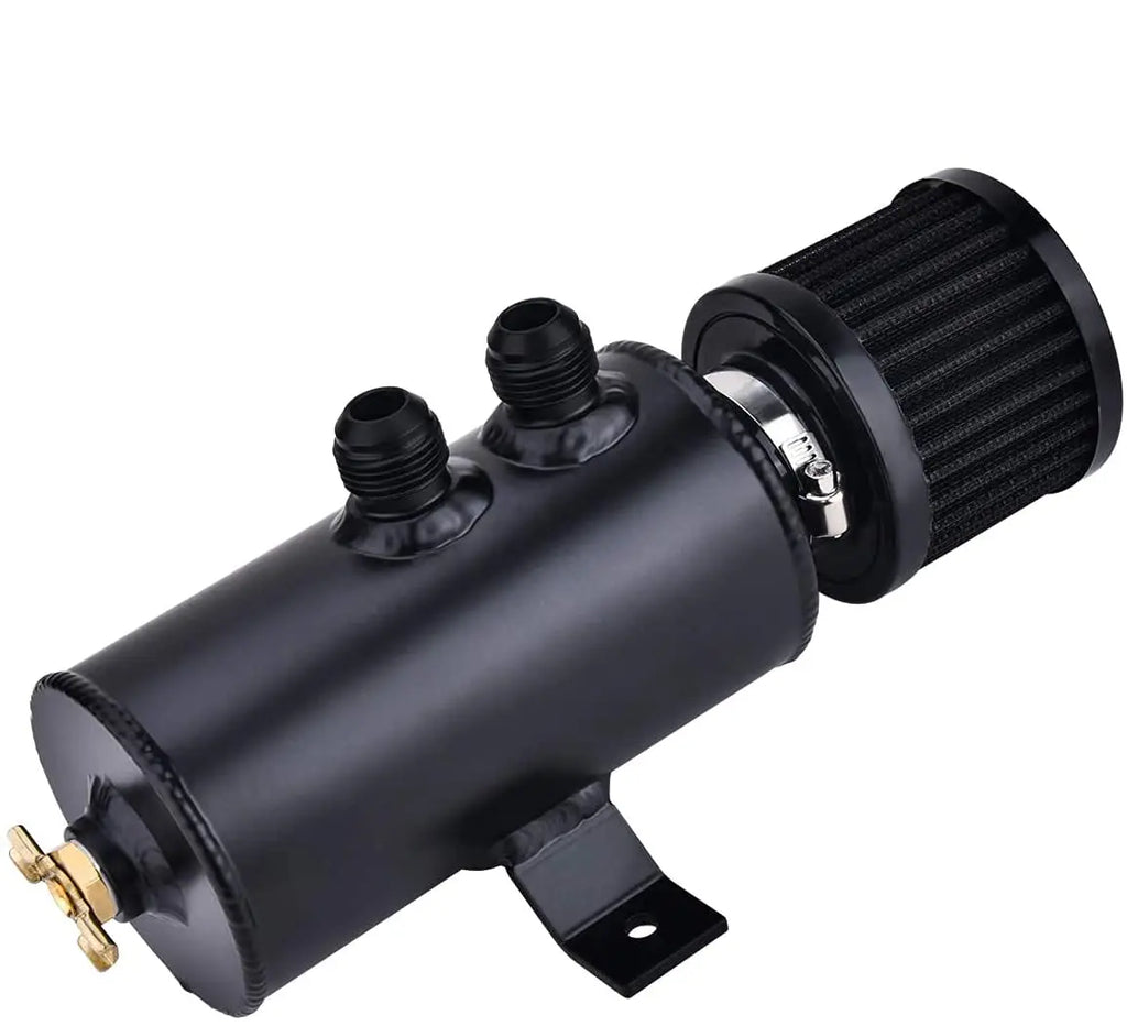 EVIL ENERGY PCV/CCV 10AN Baffled Aluminum Oil Breather Catch Can ...