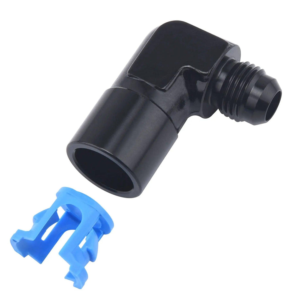 EVIL ENERGY AN Male to SAE Quick-Disconnect Female Fitting 90 Degree ...