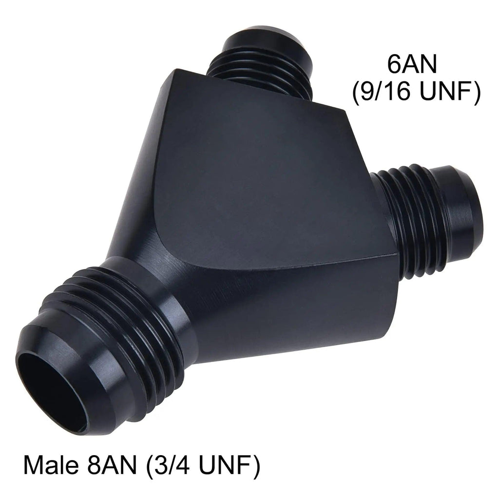 EVIL ENERGY AN Y Fitting Block Flare Fitting Adapter Union Splitter ...